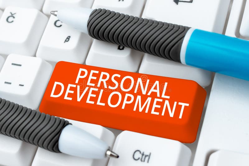 Conceptual Caption Personal Development. Conceptual Photo Process of ...