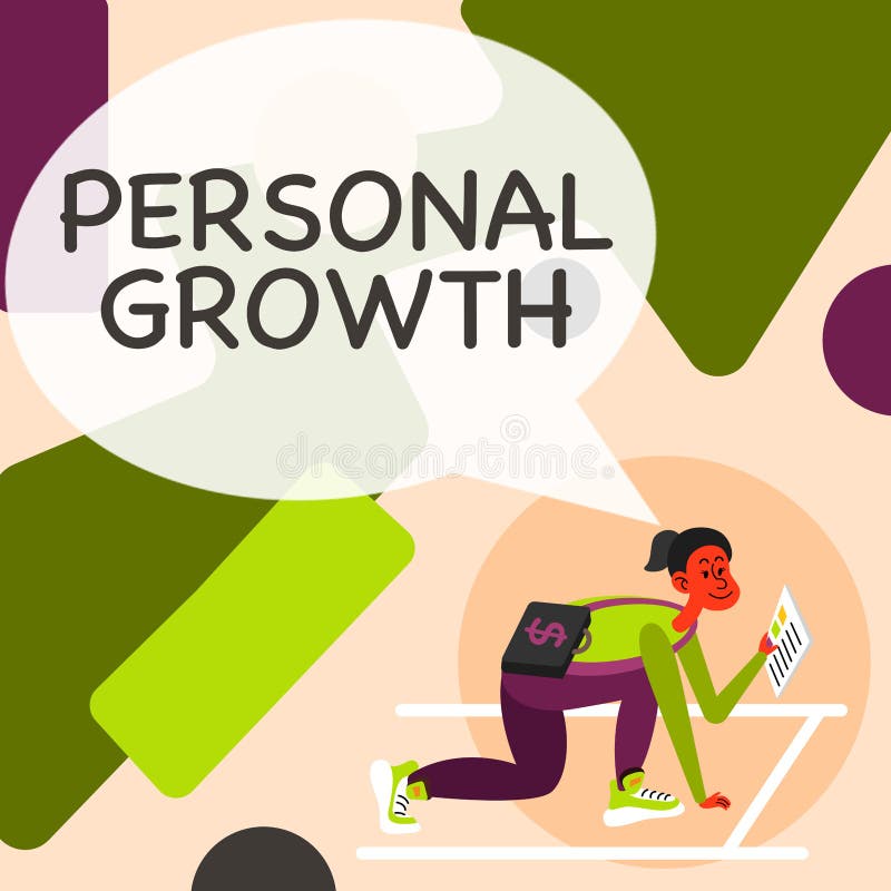Text Caption Presenting Personal Growth. Business Concept Ongoing ...