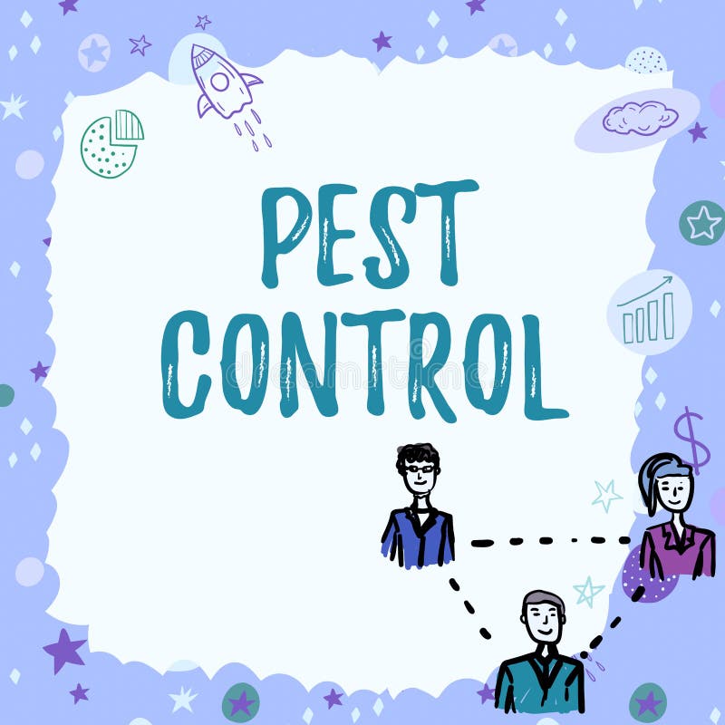 Conceptual Caption Pest Control. Word Written on Killing Destructive ...