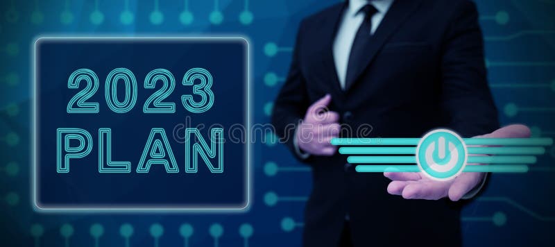 Text Caption Presenting 2023 Plan. Business Idea Setting Up Your Goals ... Text Caption Presenting 2023 Plan. Business Idea Setting Up Your Goals ...
