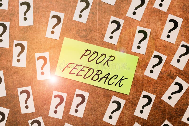 Text Caption Presenting Poor Feedback. Business Concept Lowgraded ...