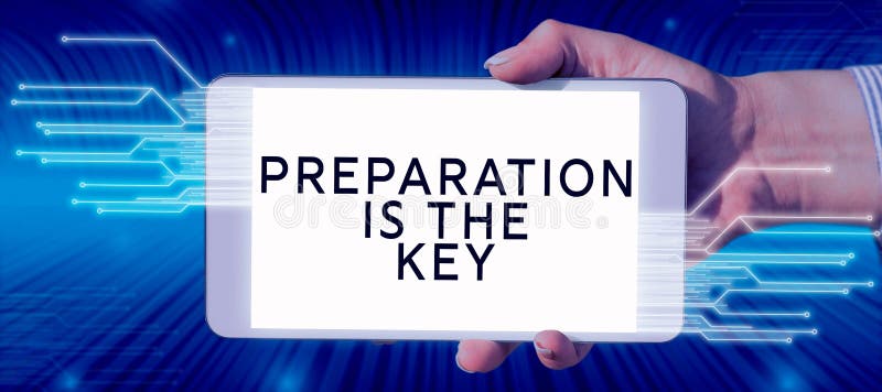 Text Caption Presenting Preparation is the Key. Concept Meaning Action ...