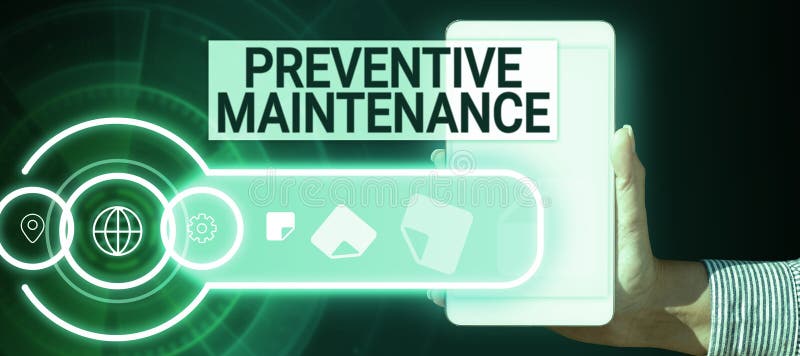 Text Showing Inspiration Preventive Maintenance. Word for Avoid ...