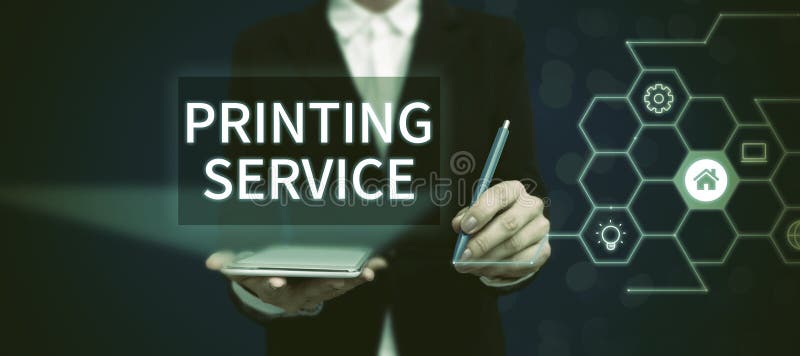 Hand Writing Sign Printing Service. Business Overview Program Offered ...