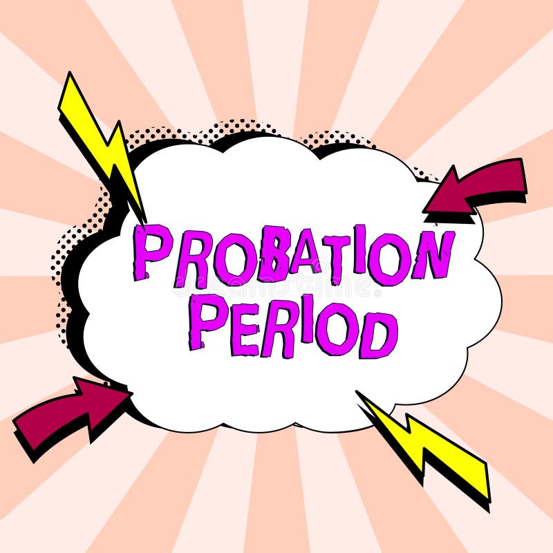 Text Caption Presenting Probation Period. Word Written on Focused and ... Text Caption Presenting Probation Period. Word Written on Focused and ...