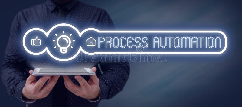 Text Caption Presenting Process Automation. Concept Meaning the Use of ... Text Caption Presenting Process Automation. Concept Meaning the Use of ...