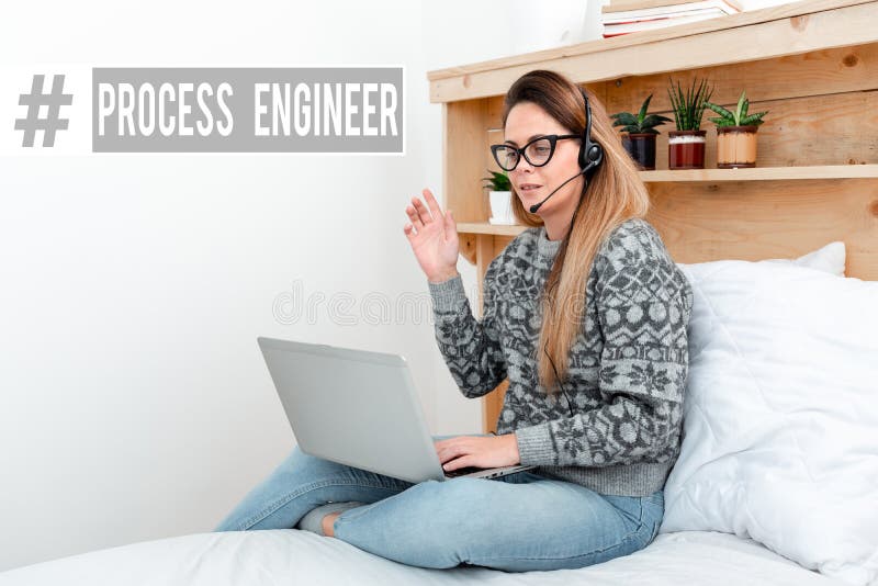 Text Caption Presenting Process Engineer. Conceptual Photo Responsible ...