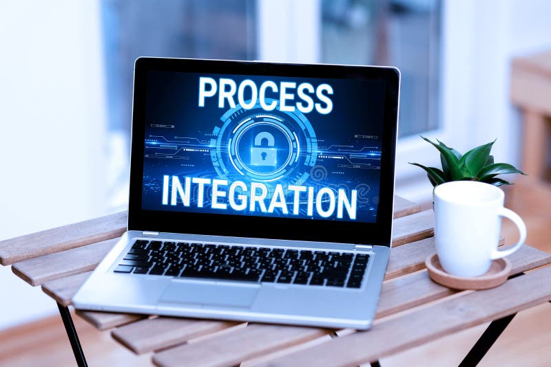 Text Caption Presenting Process Integration. Word Written on ... Text Caption Presenting Process Integration. Word Written on ...