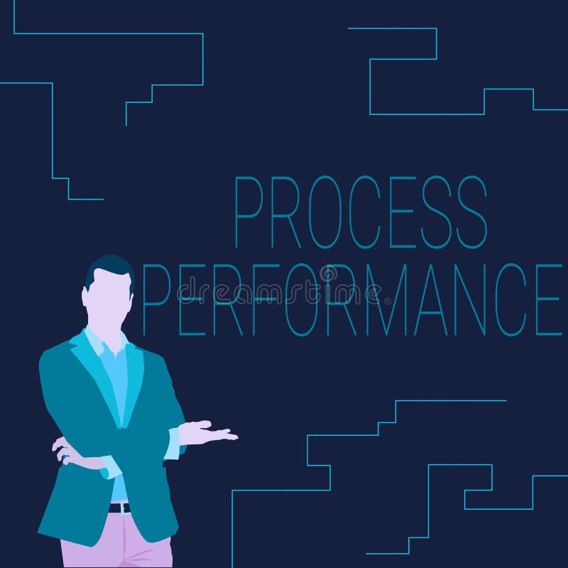 Text Caption Presenting Process Performance. Business Idea Measures ...