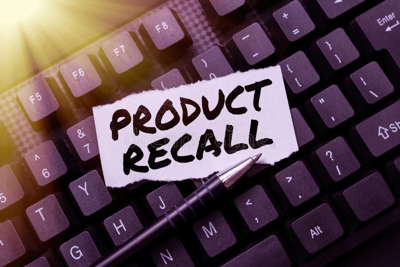 Text Showing Inspiration Product Recall. Business Concept Request To ... Text Showing Inspiration Product Recall. Business Concept Request To ...