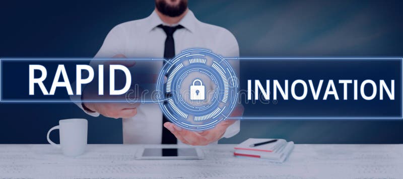 Text Caption Presenting Rapid Innovation. Word Written on ... Text Caption Presenting Rapid Innovation. Word Written on ...