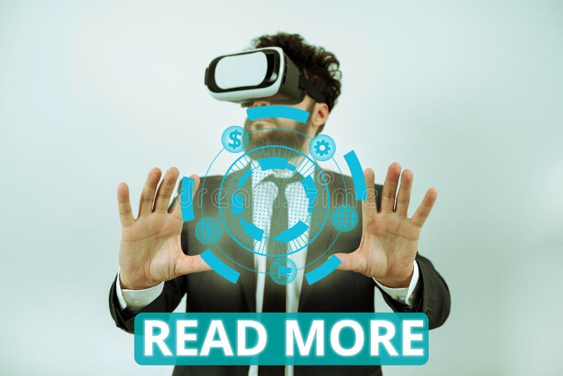 Text Caption Presenting Read More. Word Written on Provide More Time or ...