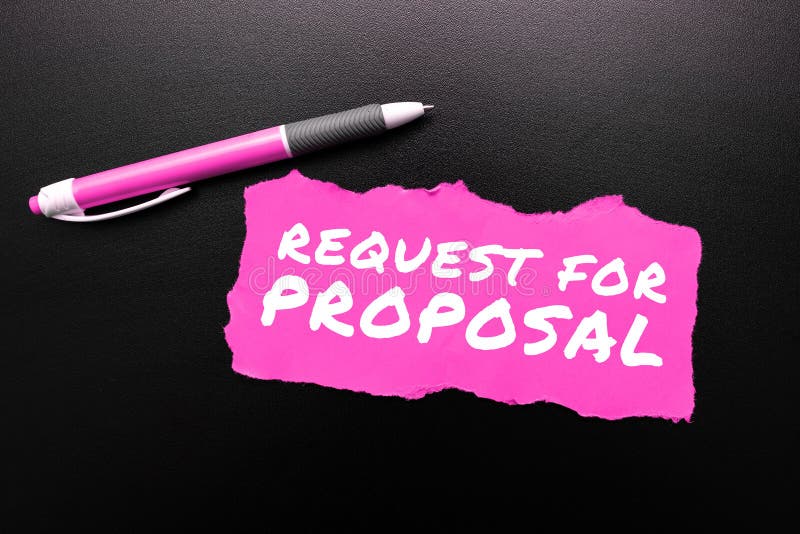 Text Caption Presenting Request for Proposal. Internet Concept Document ...
