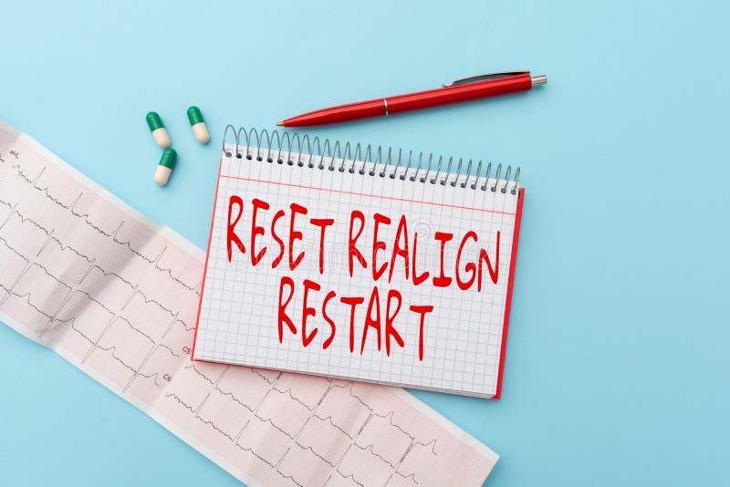 Text Caption Presenting Reset Realign Restart. Internet Concept Life ... Text Caption Presenting Reset Realign Restart. Internet Concept Life ...