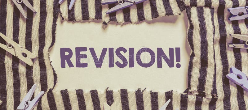 Text Caption Presenting Revision. Business Idea Action of Revising Over ... Text Caption Presenting Revision. Business Idea Action of Revising Over ...