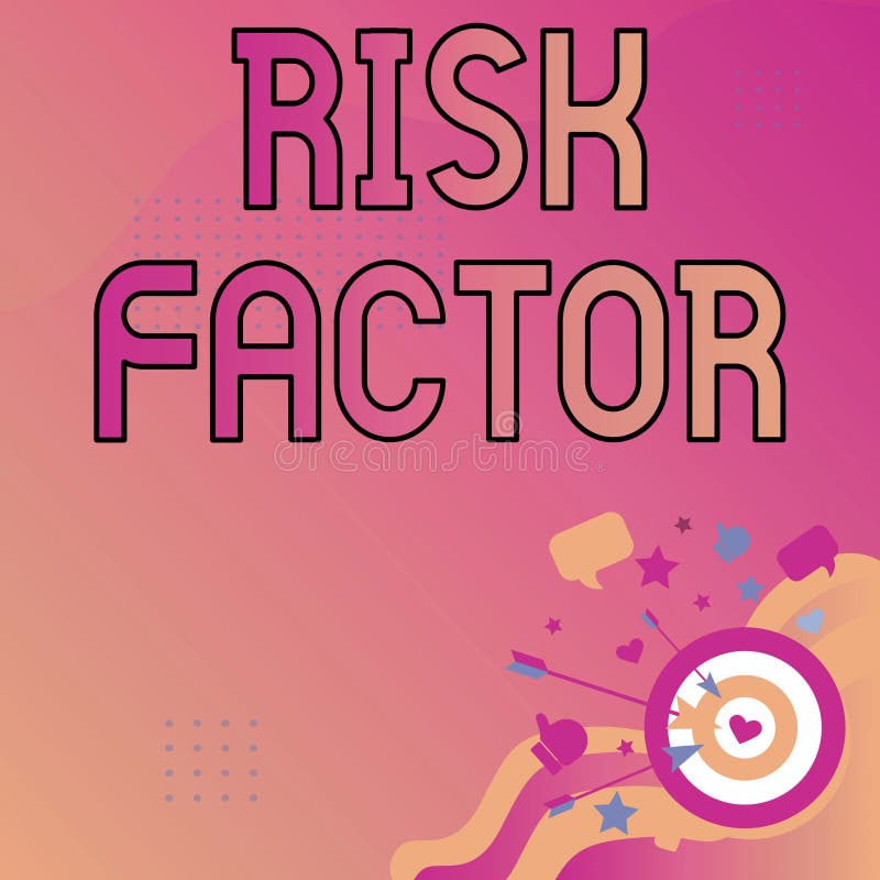 Text Caption Presenting Risk Factor. Word for Characteristic that May ... Text Caption Presenting Risk Factor. Word for Characteristic that May ...