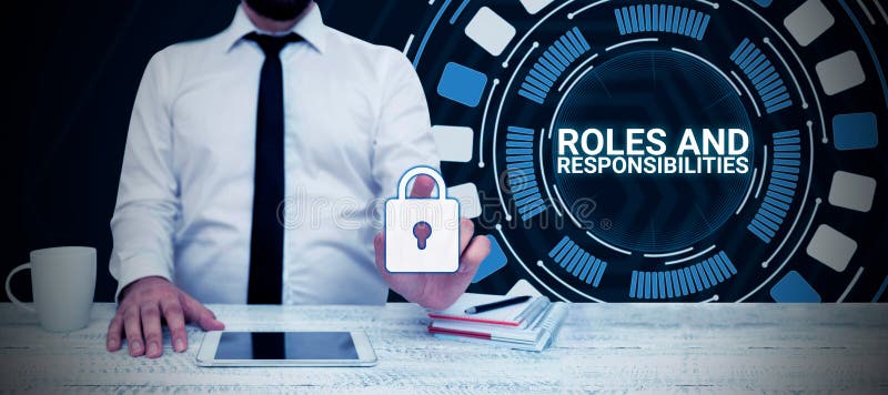 Text Caption Presenting Roles and Responsibilities. Word Written on ... Text Caption Presenting Roles and Responsibilities. Word Written on ...