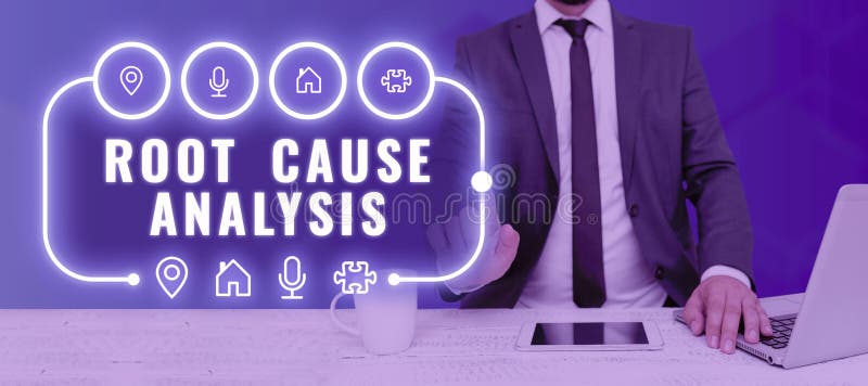 Inspiration Showing Sign Root Cause Analysis. Business Idea Method of ...
