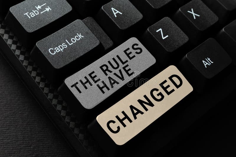 Rules Have Changed Stock Illustrations – 61 Rules Have Changed Stock ...