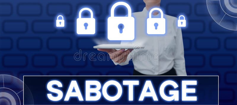 Text Caption Presenting Sabotage. Business Overview Destruction of an ... Text Caption Presenting Sabotage. Business Overview Destruction of an ...