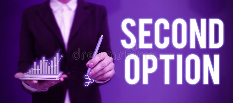 Text Caption Presenting Second Option. Business Showcase Next Fiddle ...