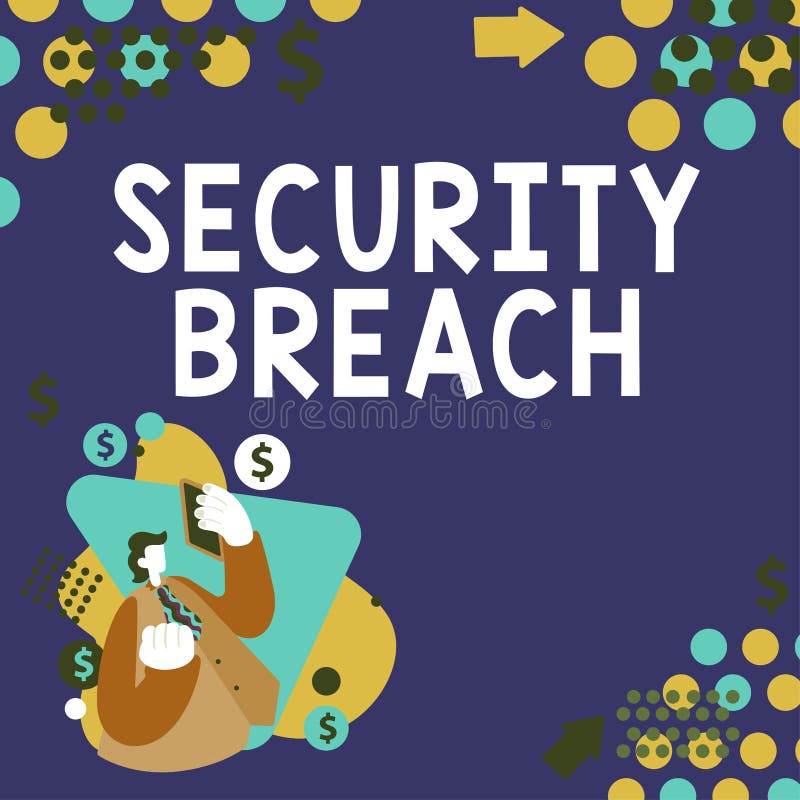 Text Caption Presenting Security Breach. Word Written on Unauthorized ... Text Caption Presenting Security Breach. Word Written on Unauthorized ...