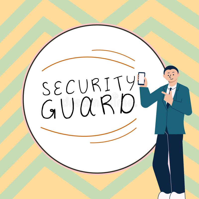 Text Caption Presenting Security Guard. Business Overview Tools Used To ...