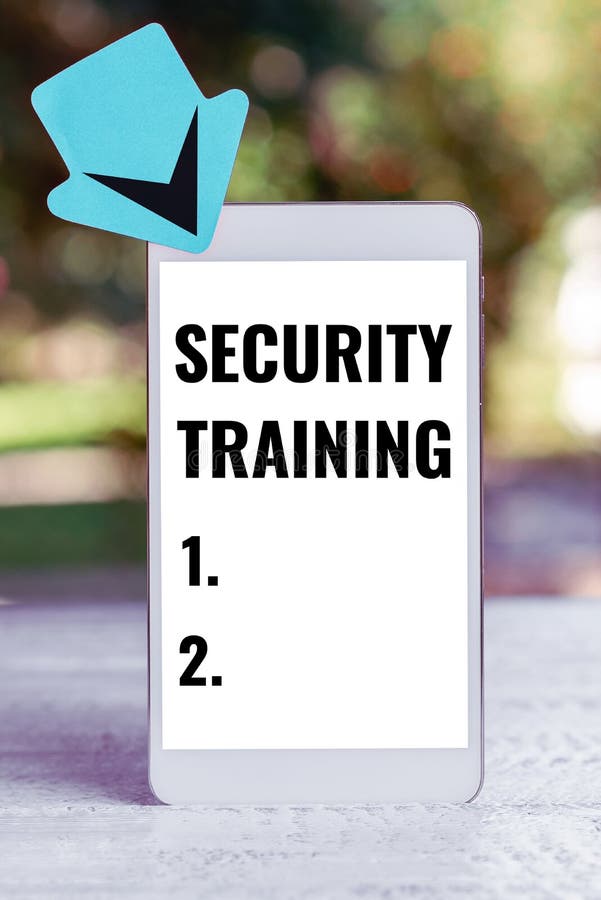 Text Caption Presenting Security Training. Business Approach Providing ...