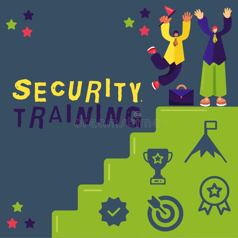 Text Caption Presenting Security Training. Business Concept Providing ...