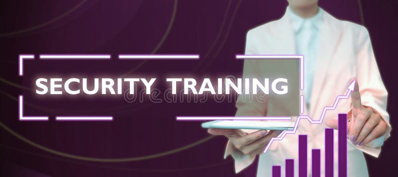 Text Caption Presenting Security Training. Business Overview Providing ...