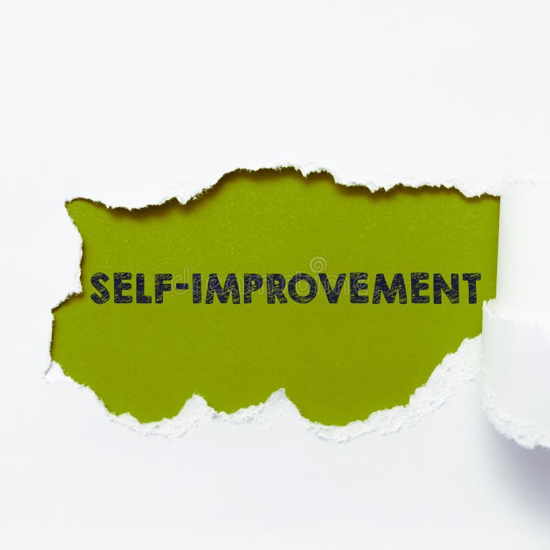 Conceptual Caption Self Improvement. Business Approach Process of ...