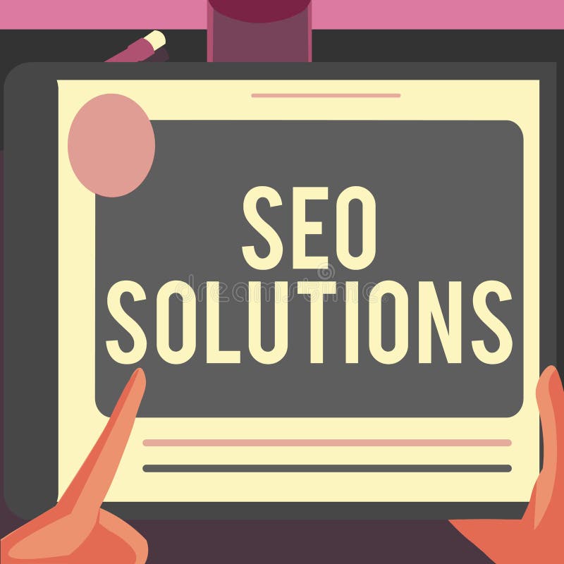 Text Caption Presenting Seo Solutions. Concept Meaning Search Engine ... Text Caption Presenting Seo Solutions. Concept Meaning Search Engine ...