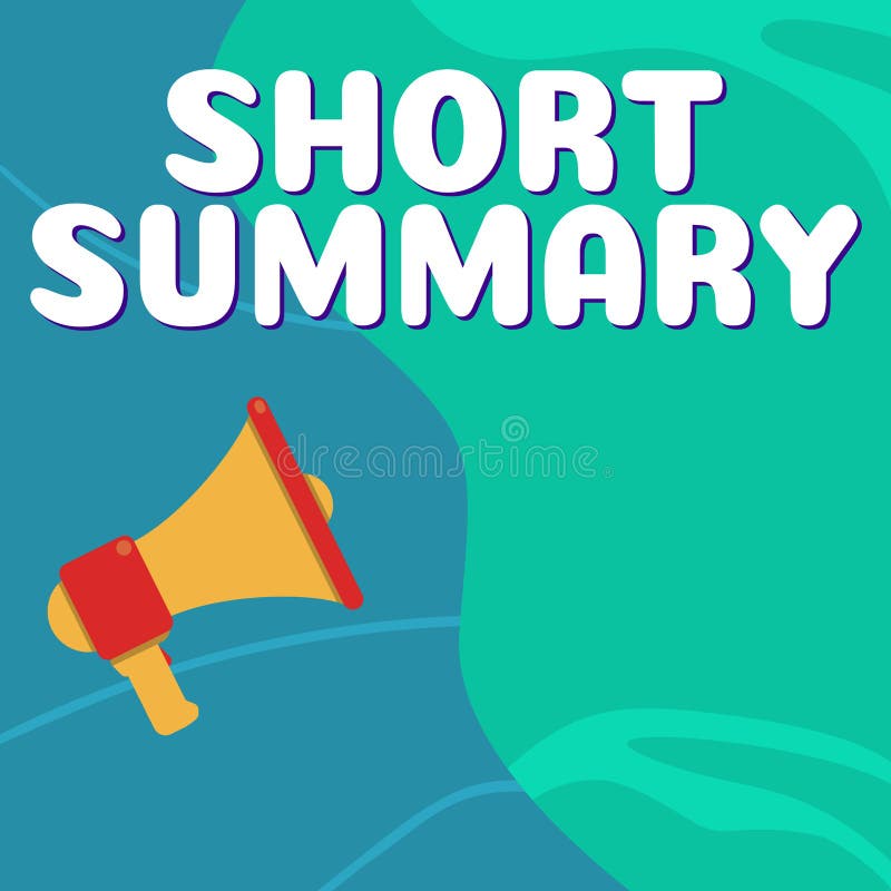 Text Caption Presenting Short Summary. Business Showcase Brief ...