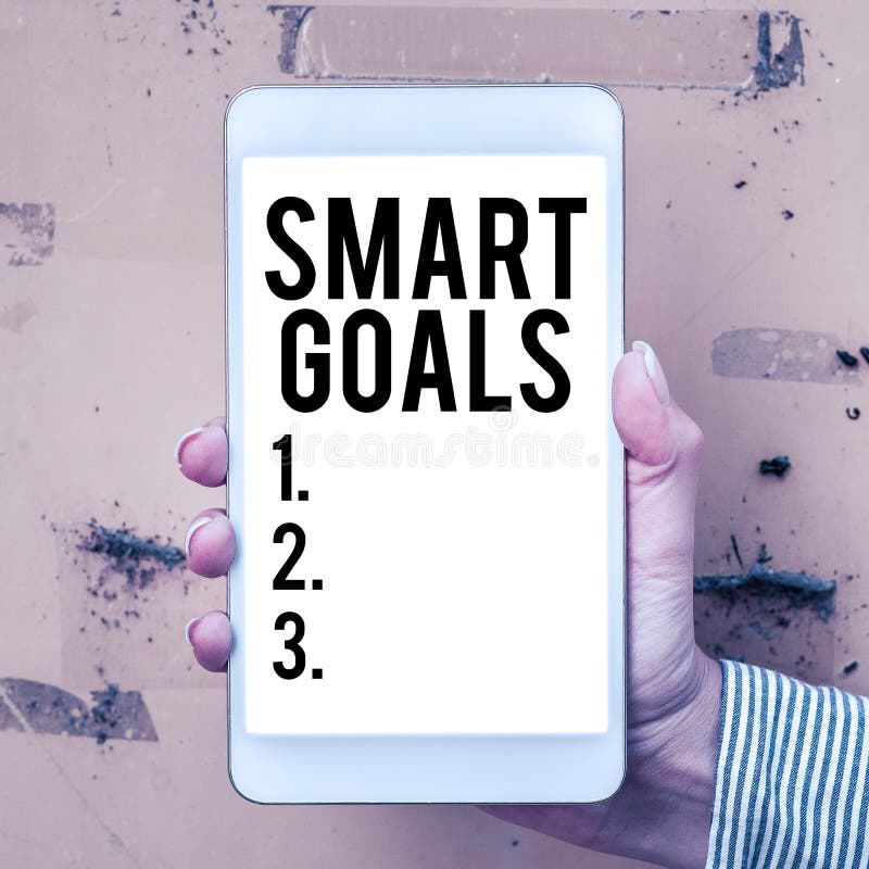 Text Caption Presenting Smart Goals. Word for Mnemonic Used As a Basis ...