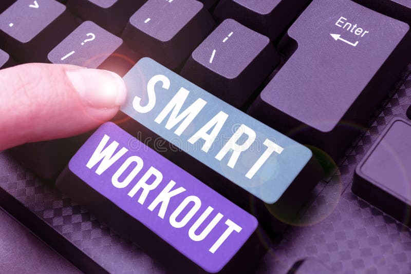 Text Caption Presenting Smart Workout. Internet Concept ...