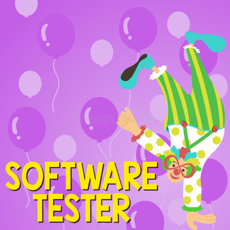Text Caption Presenting Software Tester. Conceptual Photo Implemented ... Text Caption Presenting Software Tester. Conceptual Photo Implemented ...