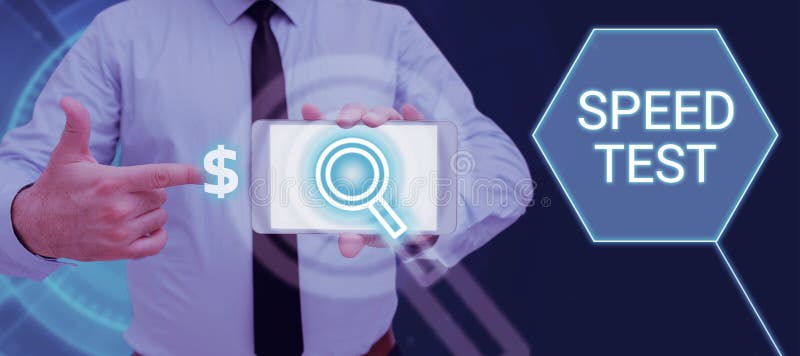 Text Caption Presenting Speed Test. Business Showcase Psychological ...