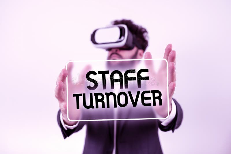 Text Caption Presenting Staff TurnoverThe Percentage of Workers that ... Text Caption Presenting Staff TurnoverThe Percentage of Workers that ...