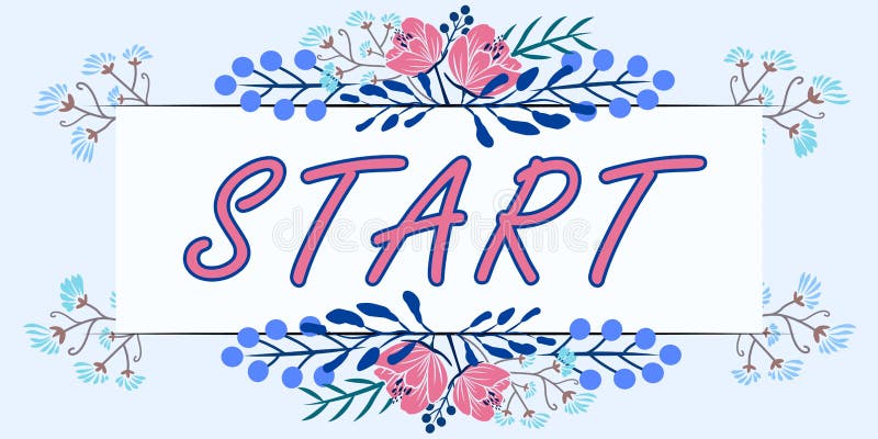 Text Caption Presenting Start. Internet Concept Be Reckoned from a ...