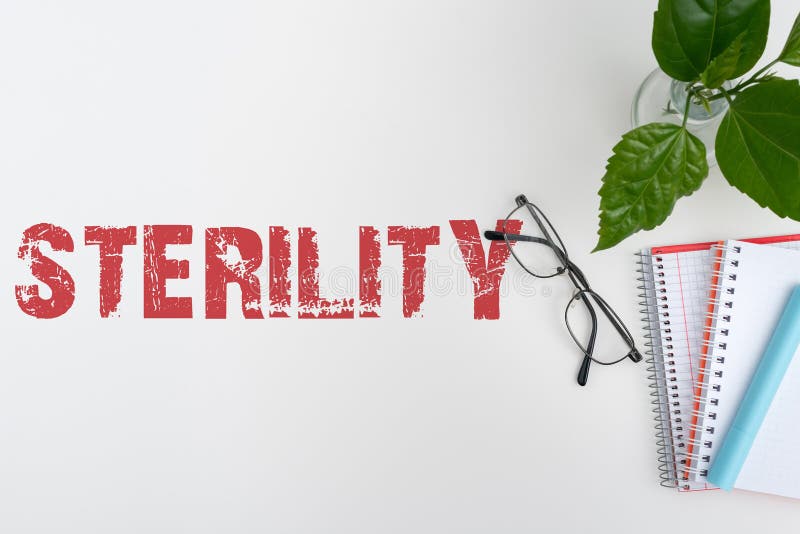 Text Caption Presenting Sterility. Business Showcase a Condition of ...