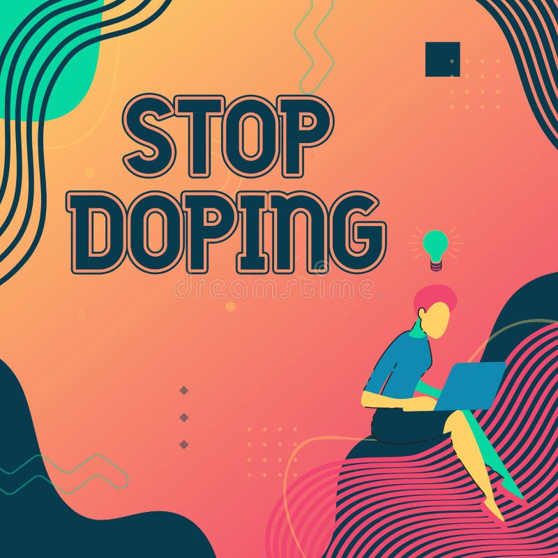 Text Caption Presenting Stop Doping. Business Showcase Quit the Use of ... Text Caption Presenting Stop Doping. Business Showcase Quit the Use of ...
