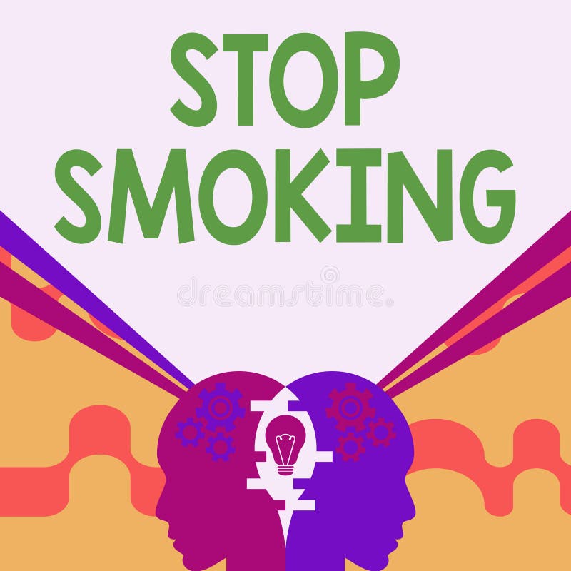 Text Caption Presenting Stop Smoking. Concept Meaning Discontinuing or ... Text Caption Presenting Stop Smoking. Concept Meaning Discontinuing or ...