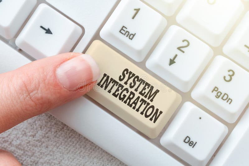 System integration concept stock photo. Image of cyber - 26498568