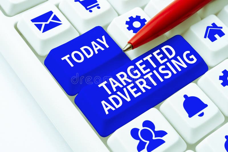 Sign Displaying Targeted Advertising. Business Showcase Online ...