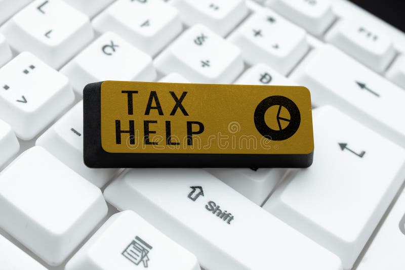 Conceptual Caption Tax Help. Business Concept Assistance from the ... Conceptual Caption Tax Help. Business Concept Assistance from the ...