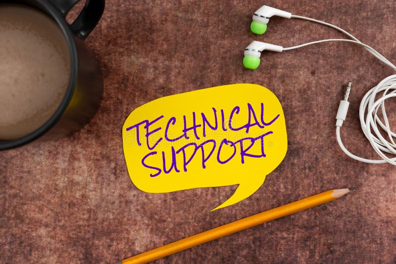 Text Caption Presenting Technical SupportRepair and Advice Services To ...