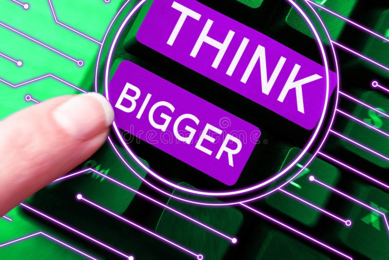 Text Caption Presenting Think Bigger. Business Overview Being Able To ... Text Caption Presenting Think Bigger. Business Overview Being Able To ...