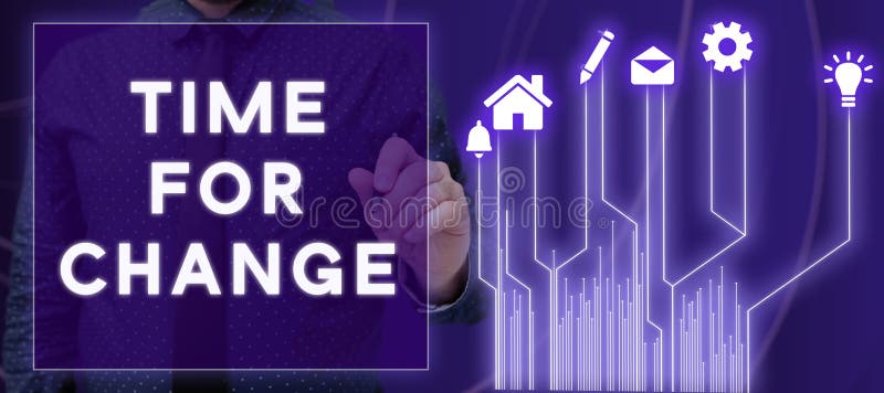Text Caption Presenting Time for Change. Business Idea Transition Grow ... Text Caption Presenting Time for Change. Business Idea Transition Grow ...