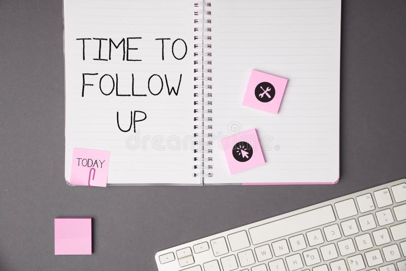 Text Caption Presenting Time To Follow Up. Business Approach Enquiry of ... Text Caption Presenting Time To Follow Up. Business Approach Enquiry of ...