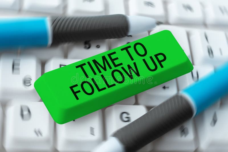 Text Caption Presenting Time To Follow Up. Business Overview Enquiry of ... Text Caption Presenting Time To Follow Up. Business Overview Enquiry of ...